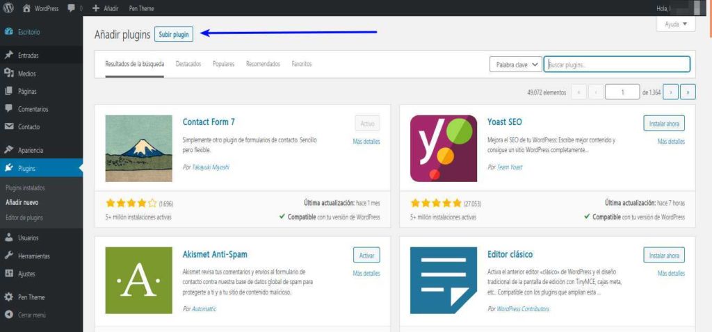 Qué es un plugin de WordPress y para qué sirve.